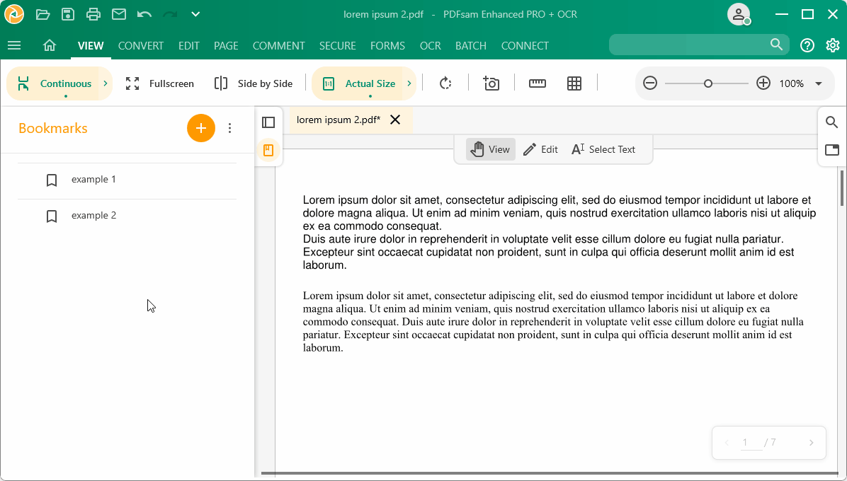 How to use the bookmark feature? – PDFsam Enhanced