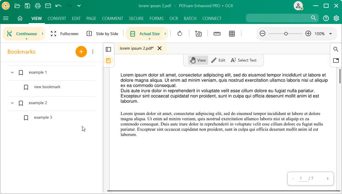 How to use the bookmark feature? – PDFsam Enhanced