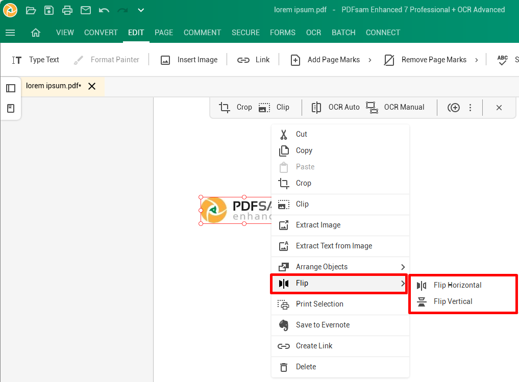 How to flip an image? – PDFsam Enhanced